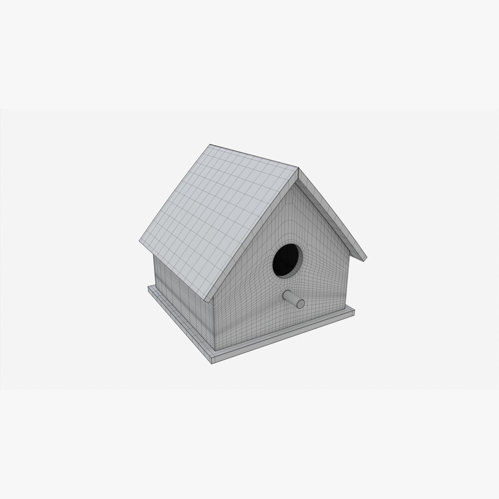 Wooden Birdhouse 3D model - Download Hobbies on 3DModels.org
