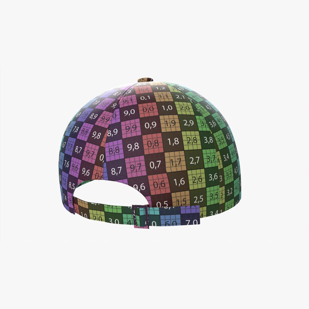 Baseball Cap Leather Mockup Black 3D model - Download Hats on 3DModels.org