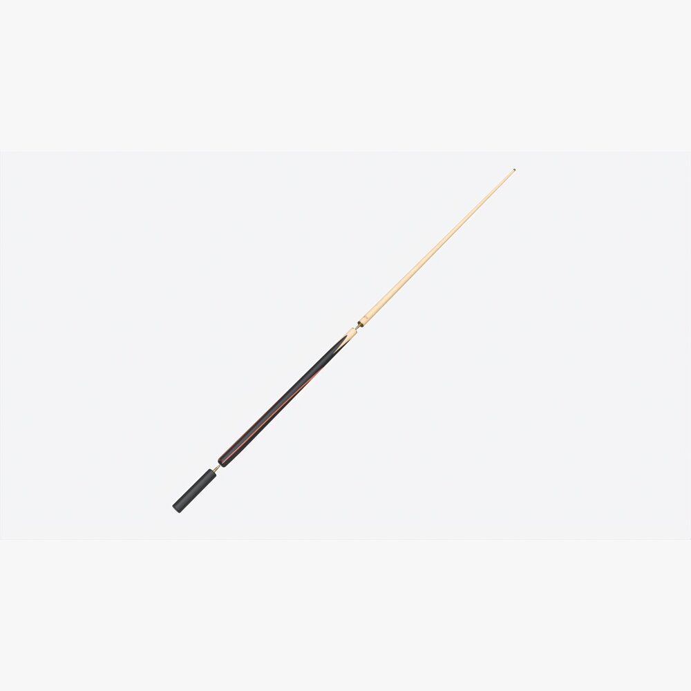Billiard Snooker Cue 3D model - Download Sports Equipment on 3DModels.org