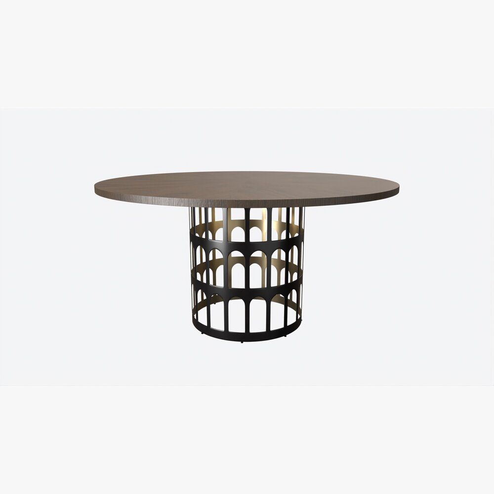 Dining Table Baker Colosseum 3D model - Download Table on 3DModels.org