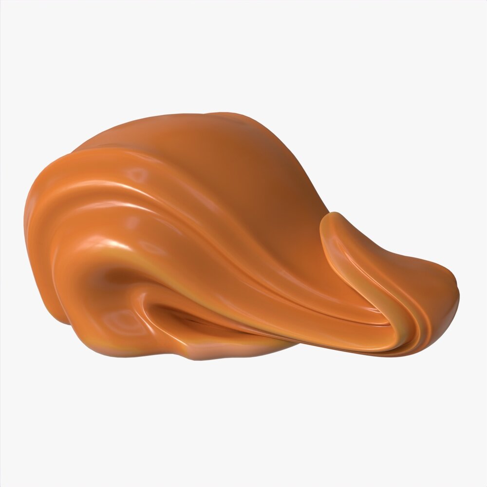 Crema Caramel Derretida Modelo 3D - Descargar Postre on 3DModels.org