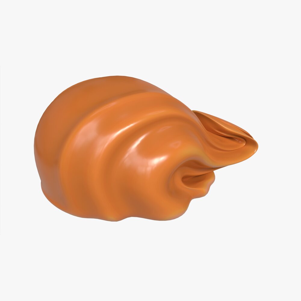Crema Caramel Derretida Modelo 3D - Descargar Postre on 3DModels.org