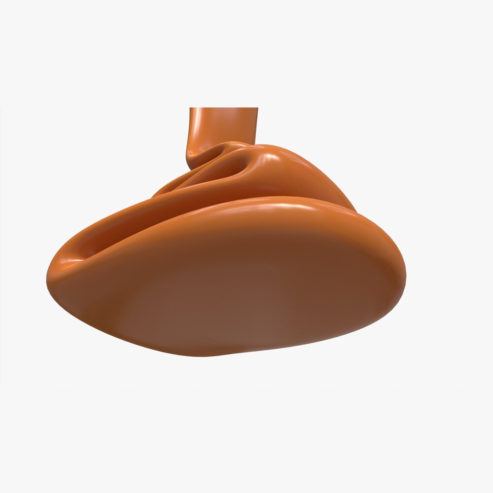 Melted Creme Caramel 03 3D model - Download Dessert on 3DModels.org