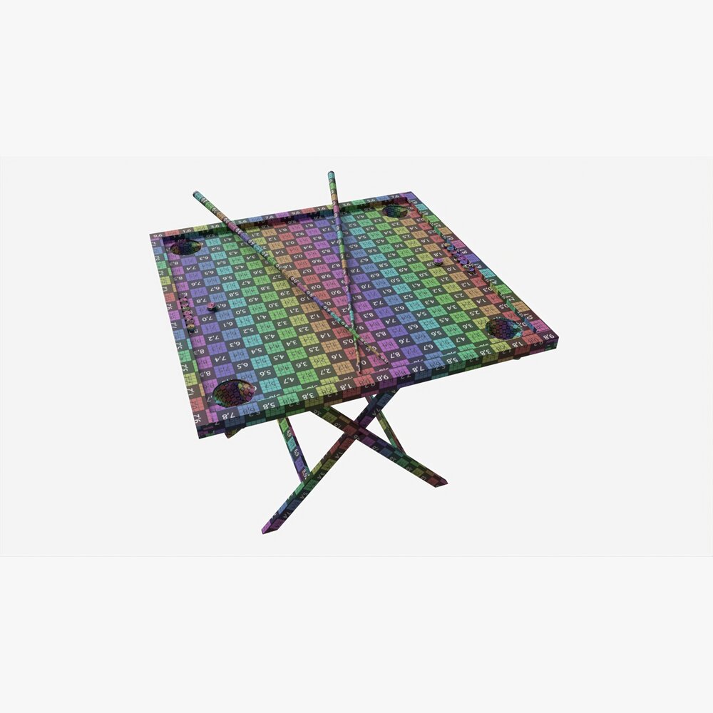 Novus Game Table Set 3D model - Download Toys on 3DModels.org