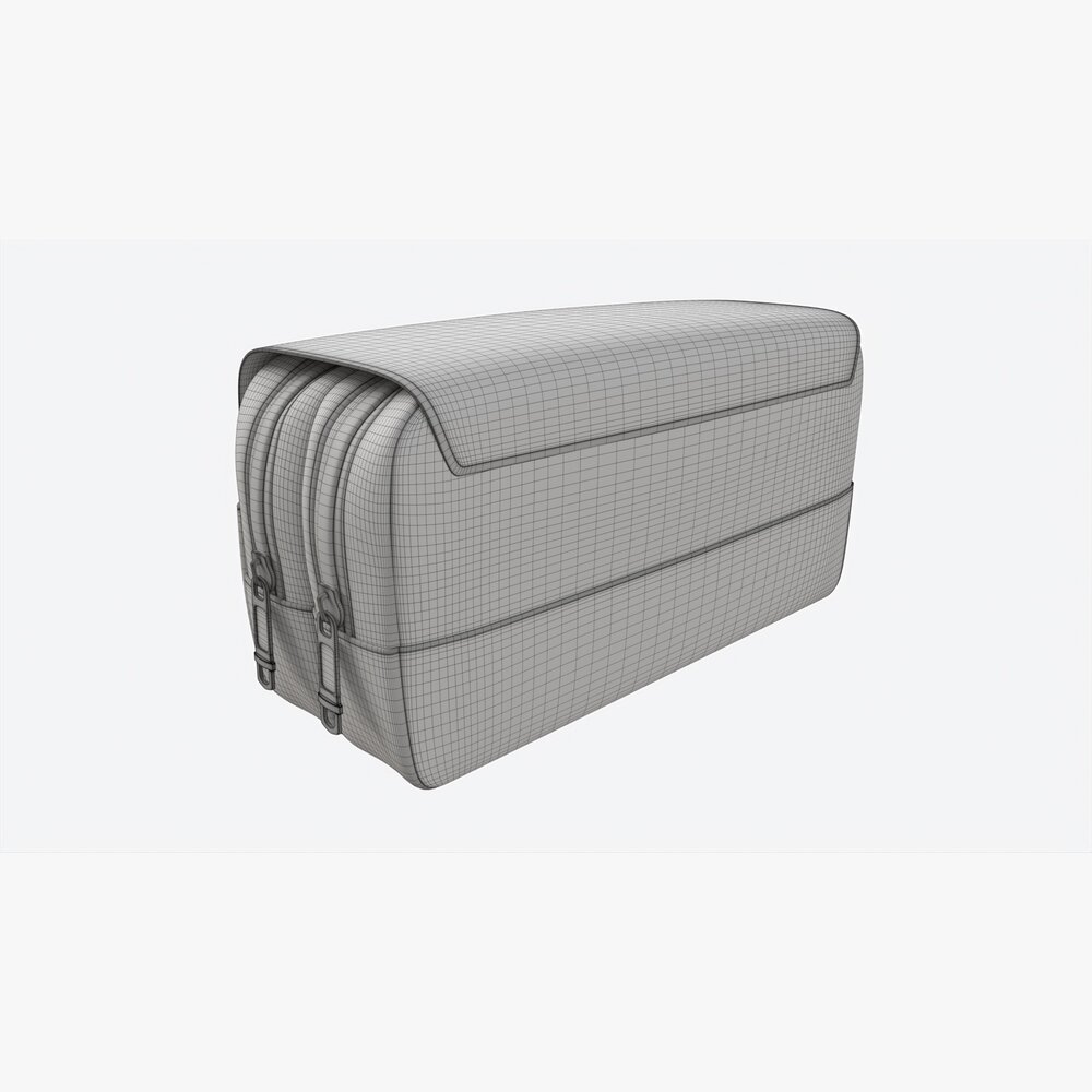 School Large Pencil Case 3D model - Download Stationery on 3DModels.org