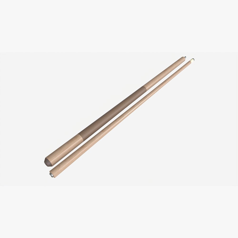 Traditional Pool Cue 3D model - Download Sports Equipment on 3DModels.org