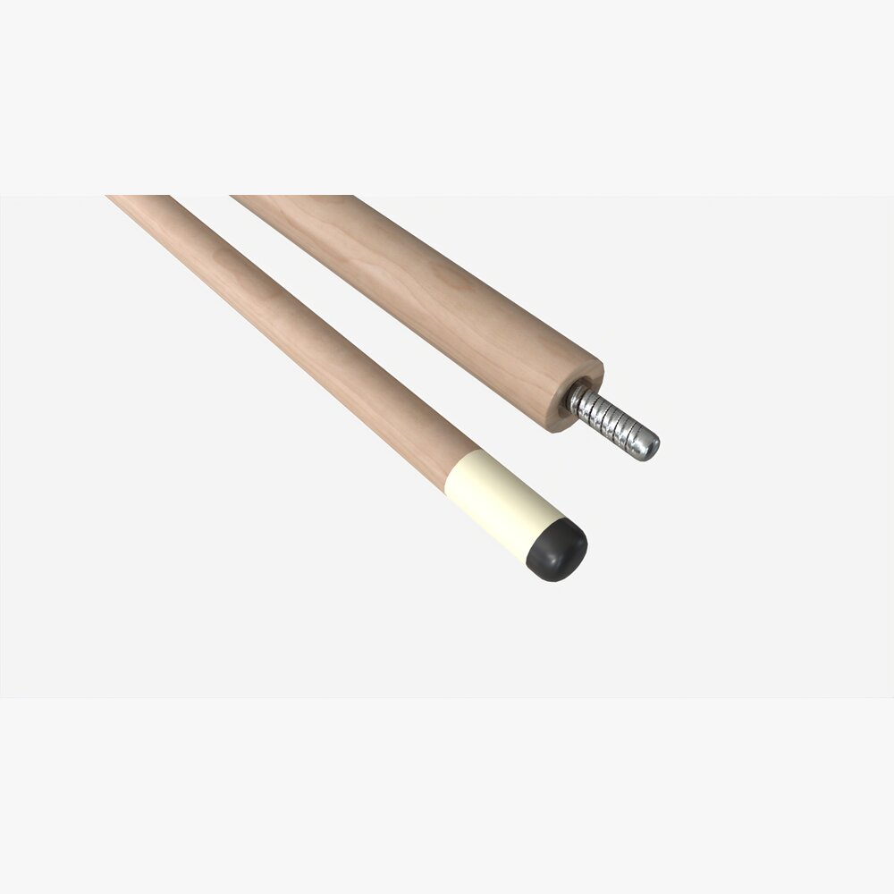 Traditional Pool Cue 3D model - Download Sports Equipment on 3DModels.org