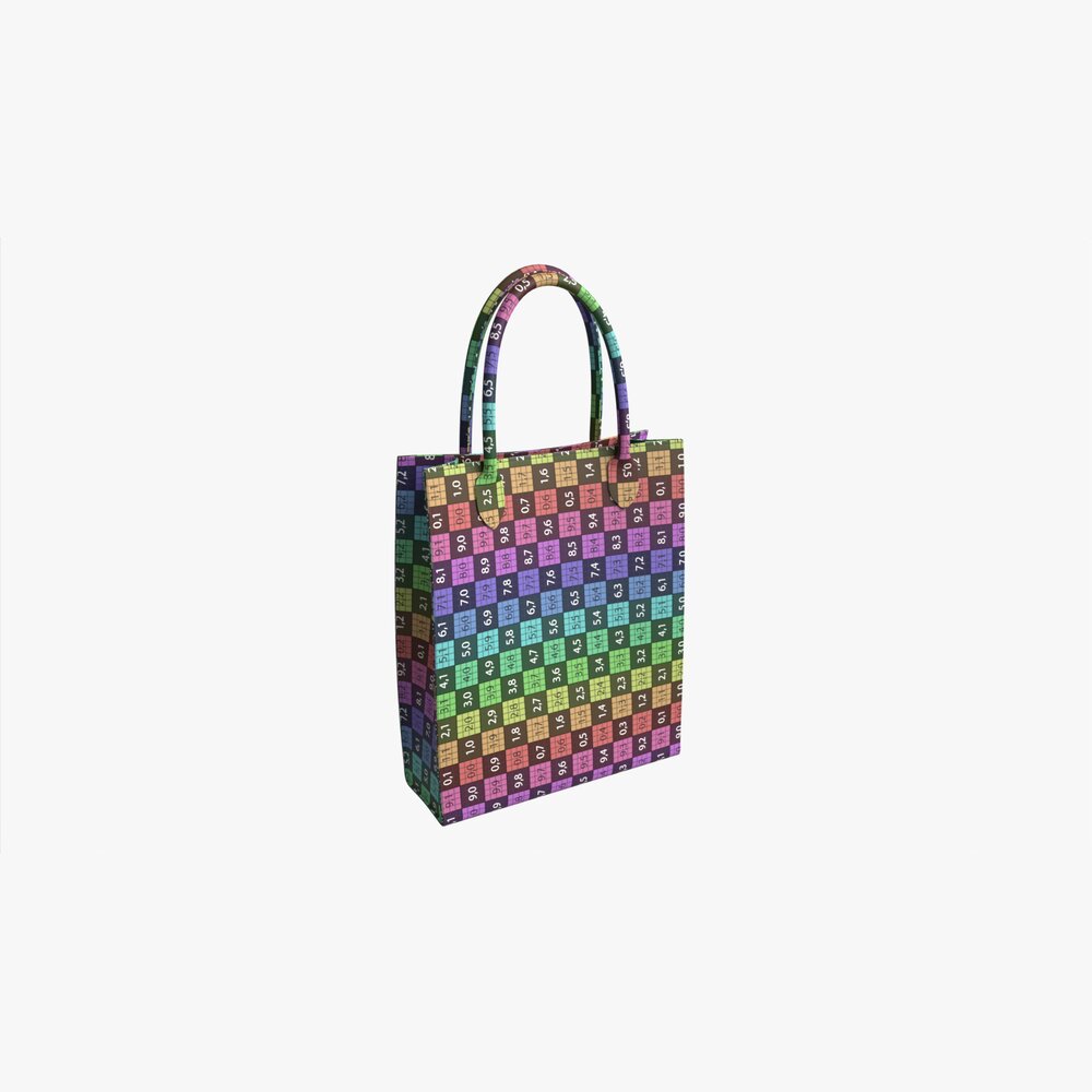 Women Leather Golden Tote Bag 3D model - Download Bags on 3DModels.org