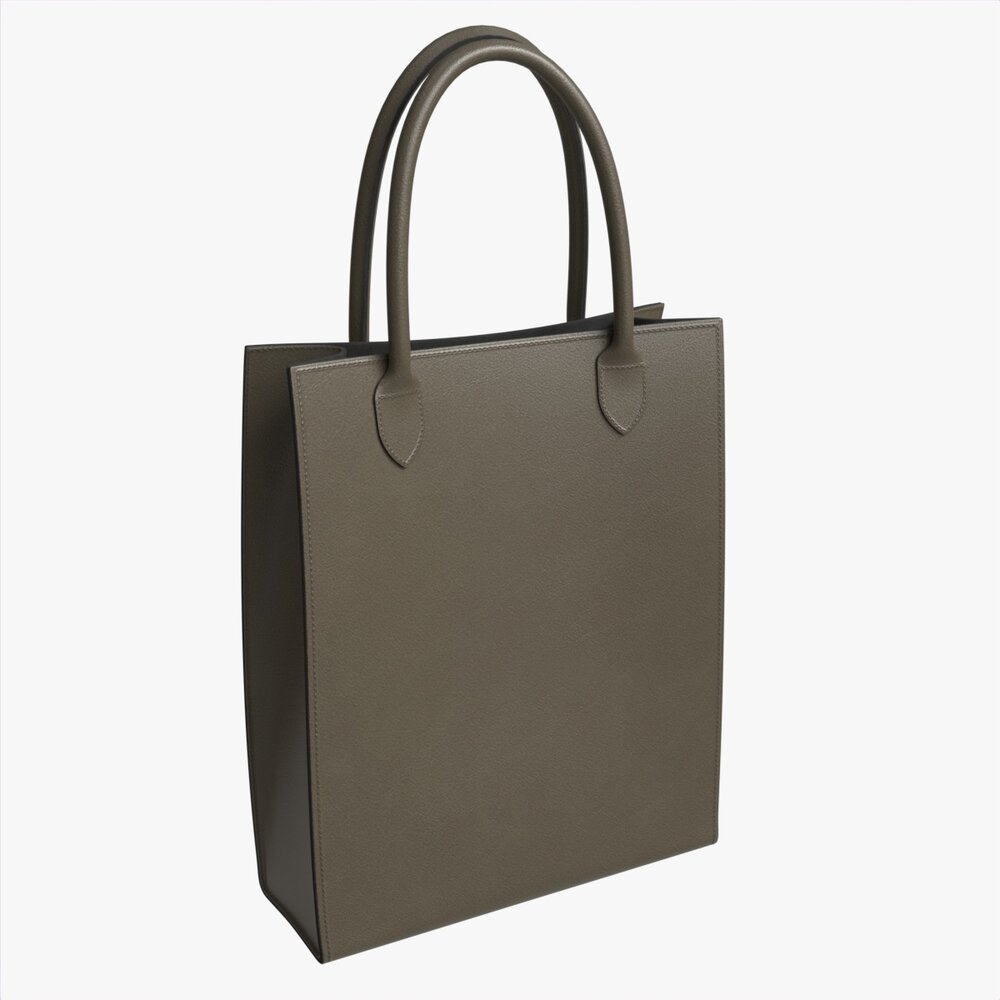 Women Leather Tote Bag 3D model - Download Bags on 3DModels.org