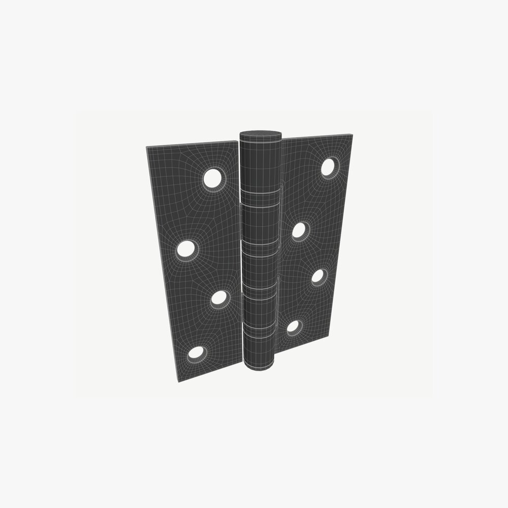 Standard Door Hinge 3D model - Download Tools on 3DModels.org