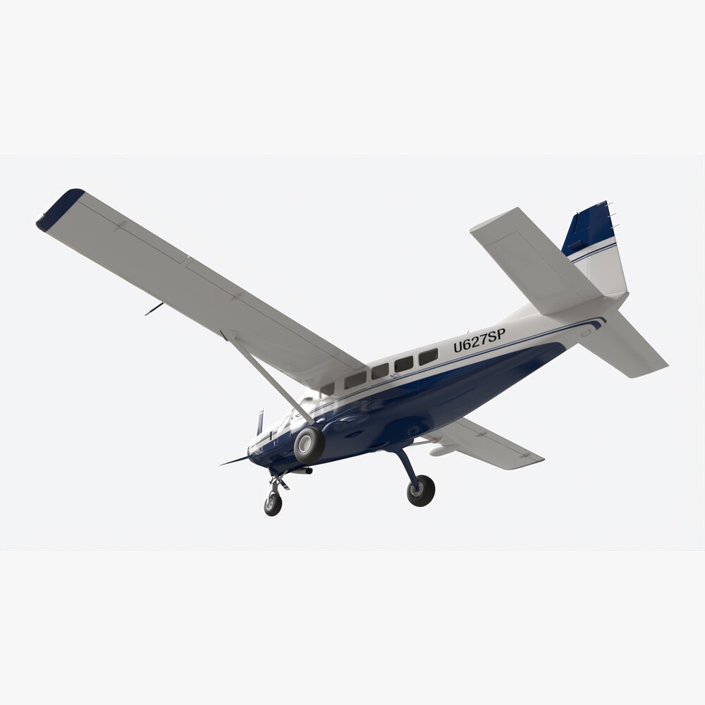 Cessna Caravan 3D model - Download Light Aircraft on 3DModels.org