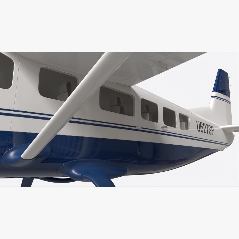 Cessna Caravan 3D model - Download Light Aircraft on 3DModels.org
