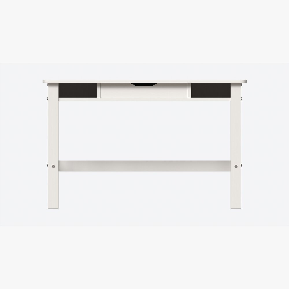 Cilek Montes White Desk 3D model - Download Table on 3DModels.org