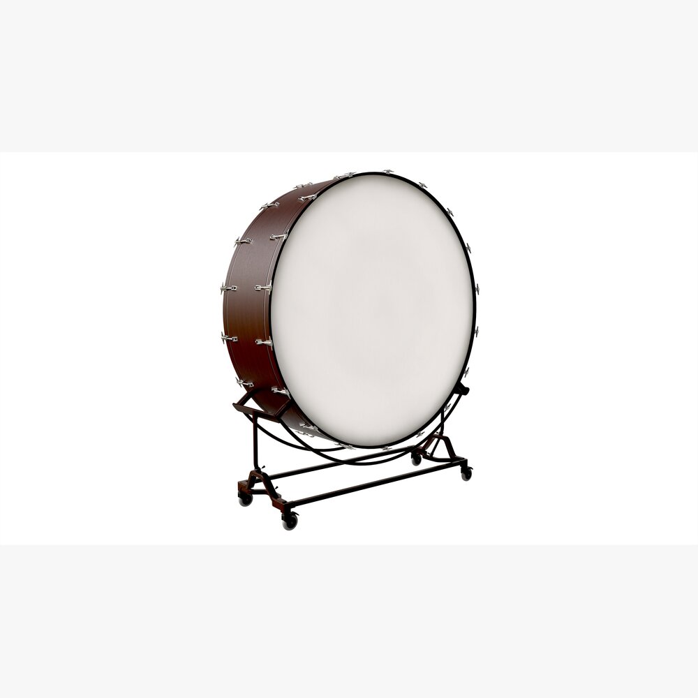 Concert Bass Drum 3D model - Download Musical Instruments on 3DModels.org