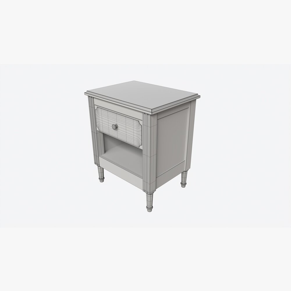 Ellipse Elit Nightstand 3D model - Download Nightstand on 3DModels.org