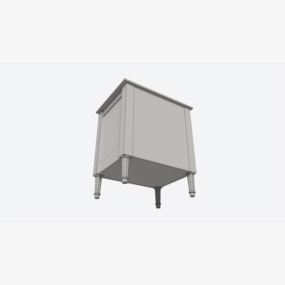 Ellipse Elit Nightstand 3D model - Download Nightstand on 3DModels.org