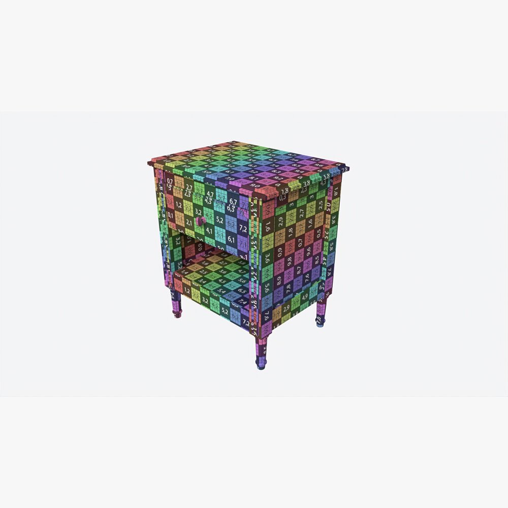 Ellipse Elit Nightstand 3D model - Download Nightstand on 3DModels.org