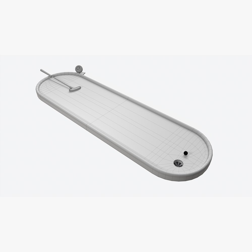 Campo de Mini Golf Modelo 3D - Descargar Equipamiento deportivo on ...