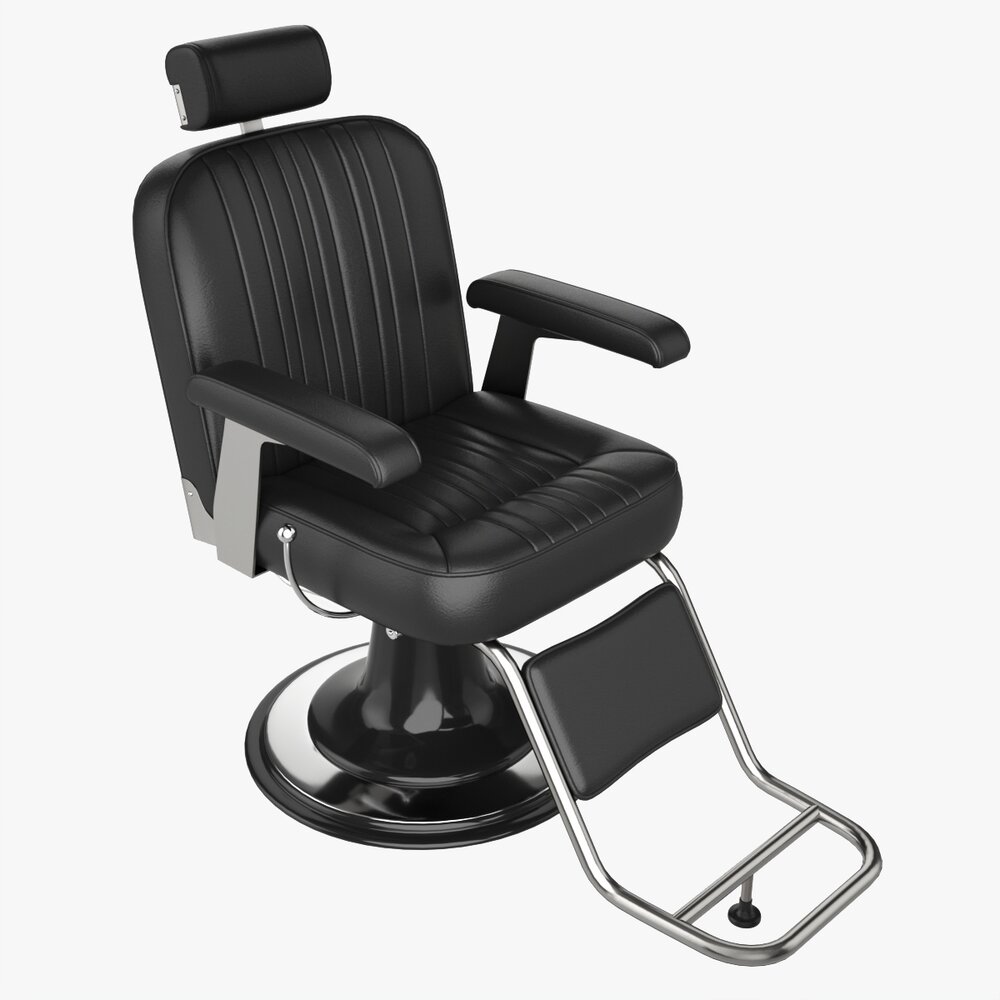 Barber Chair For Hairdressing Salon 3D model - Download Armchair on ...
