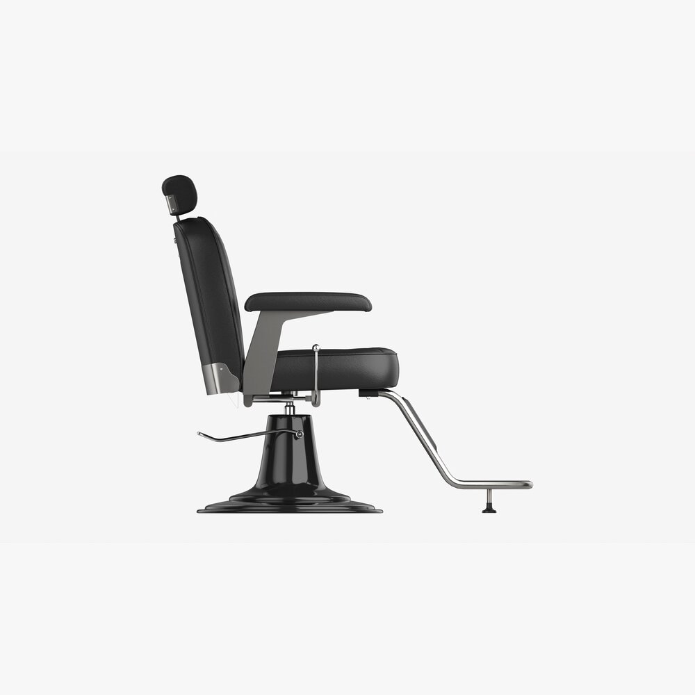 Barber Chair For Hairdressing Salon 3D model - Download Armchair on ...