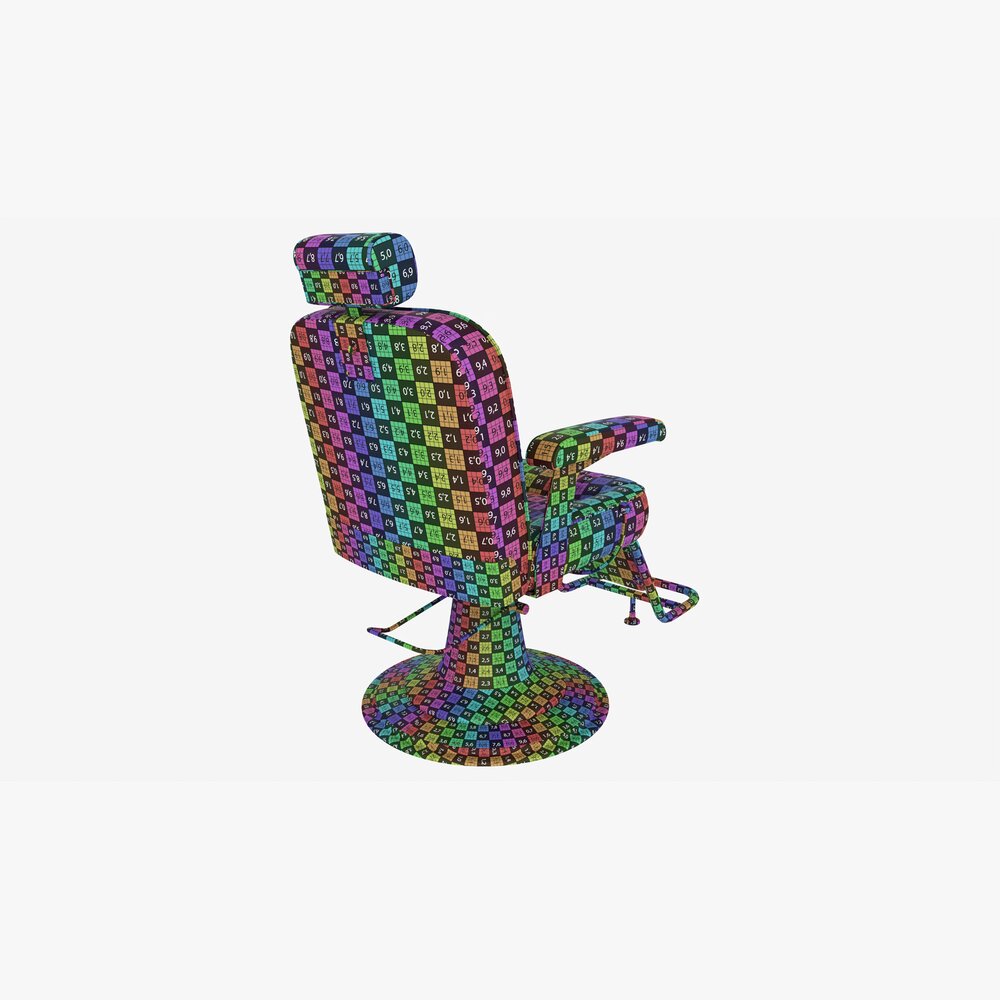Barber Chair For Hairdressing Salon 3D model - Download Armchair on ...