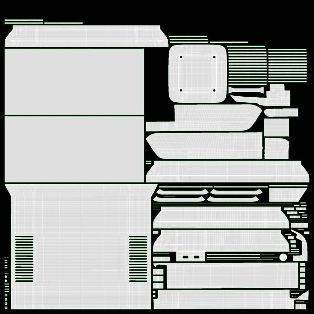 Cash Register POS With Touch Screen 3D model - Download Appliances on ...