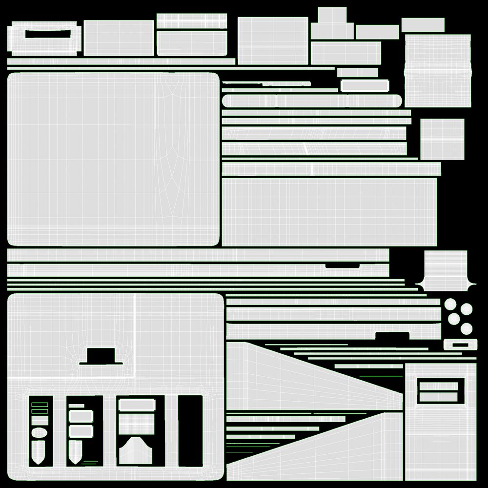 Electronic Cash Register 3D model - Download Appliances on 3DModels.org