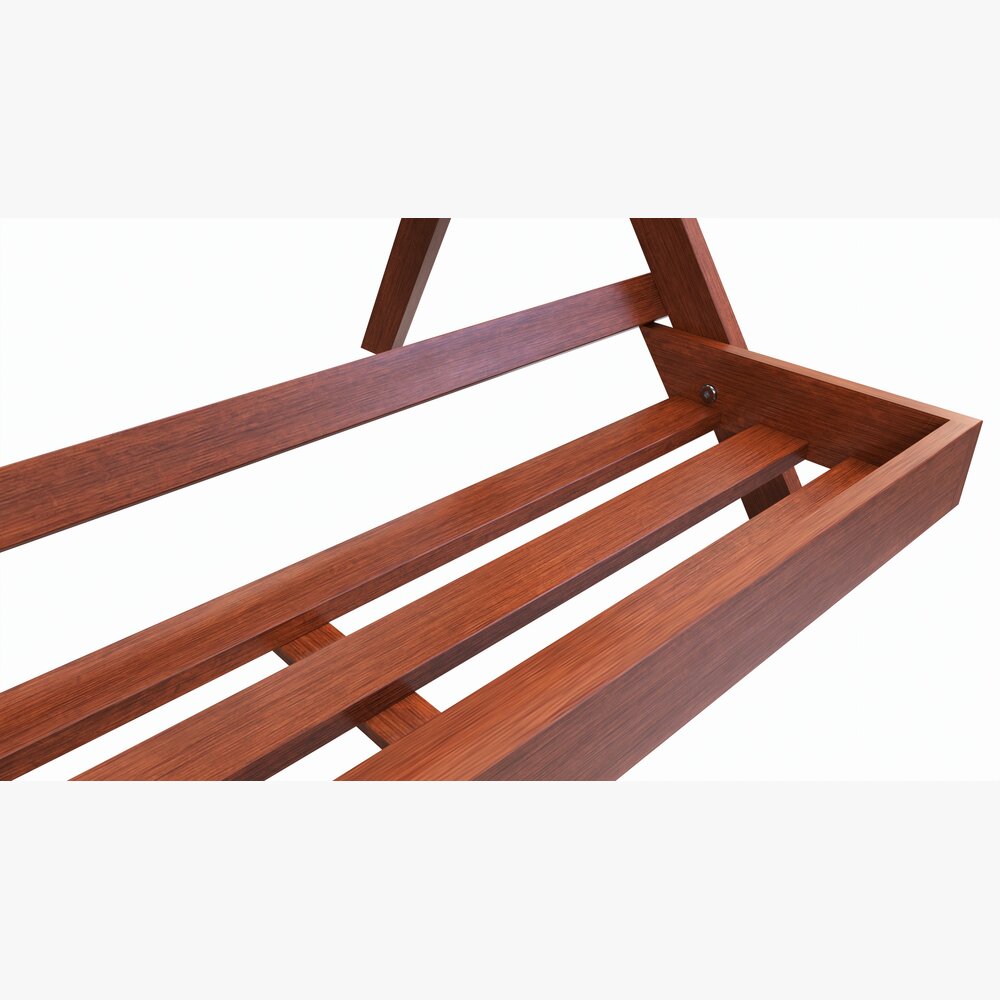 Outdoor And Indoor Folding Wood Shelving 3D model - Download Shelving ...