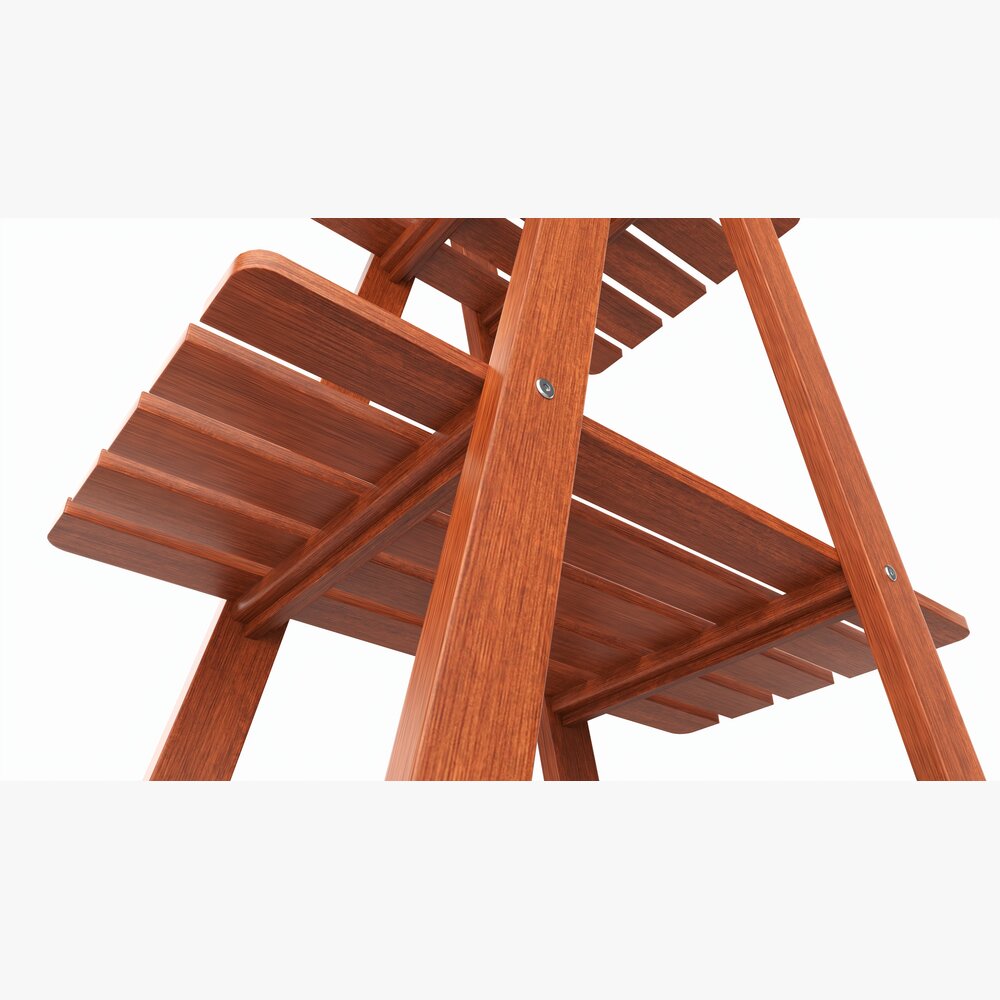 Outdoor And Indoor Wood Shelving 3D model - Download Shelving on ...
