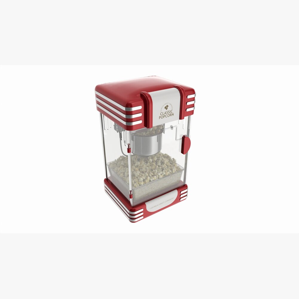 Popcorn Maker Table-Top Vintage 3D model - Download Appliances on ...