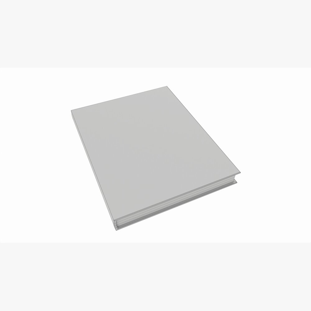 Book With Hard Cover Closed 3D model - Download Stationery on 3DModels.org