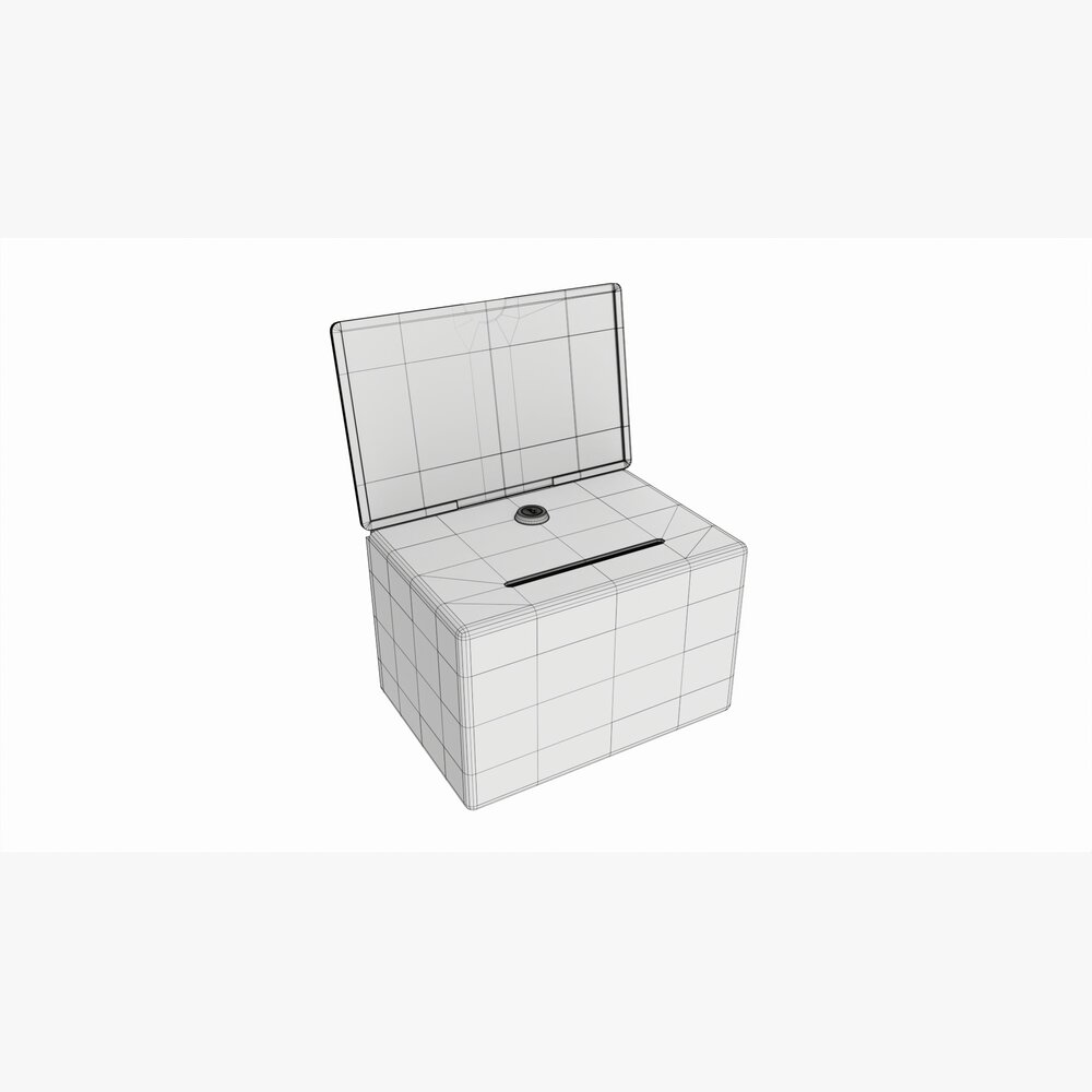 Donation Box 3D model - Download Hobbies on 3DModels.org