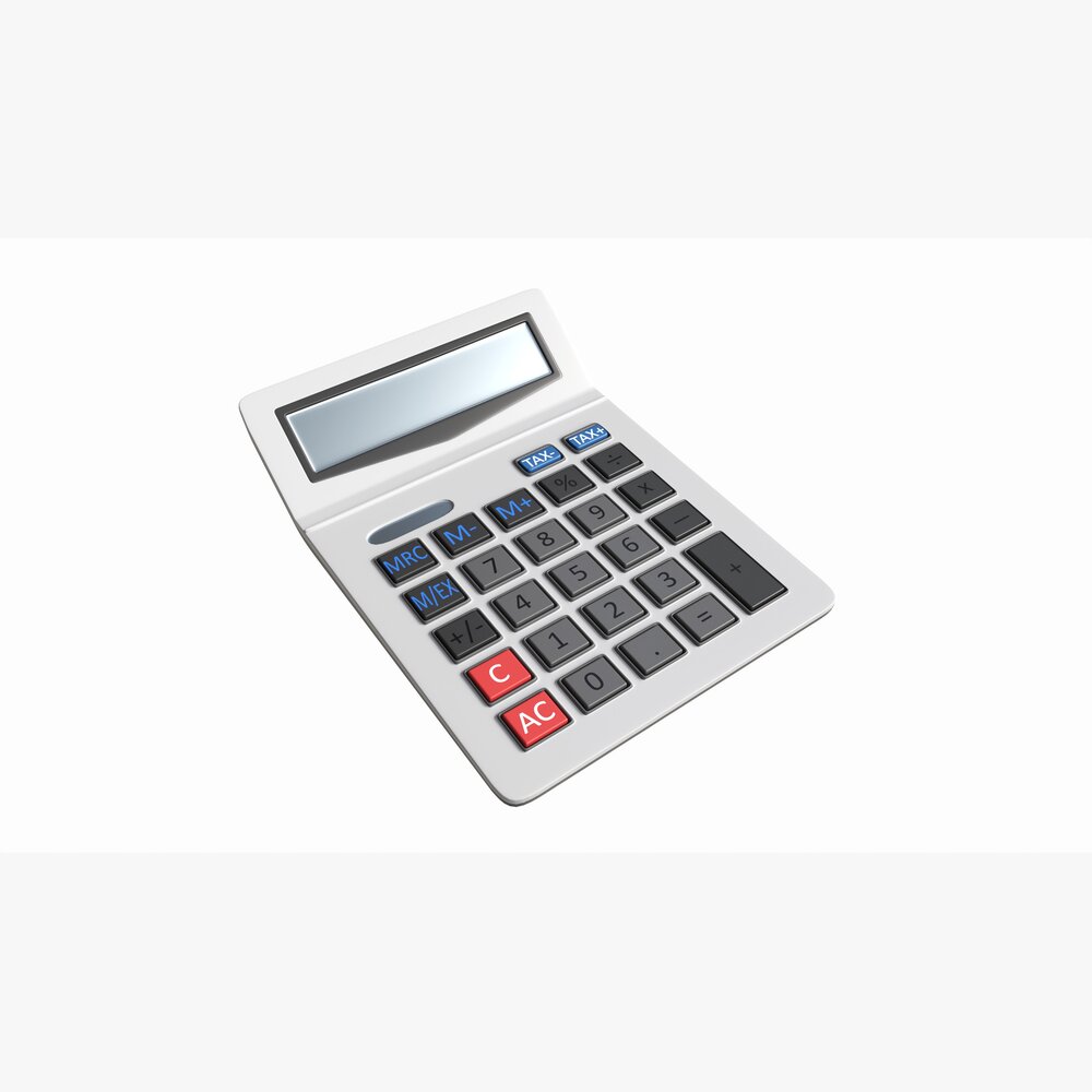 Office Calculator 3D 모델 - 다운로드 문구류 on 3DModels.org
