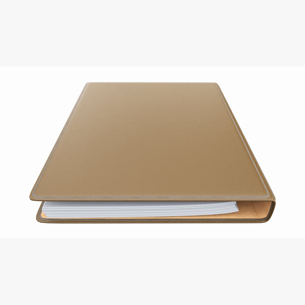 Office Document Binder Mockup 02 3D model - Download Stationery on ...