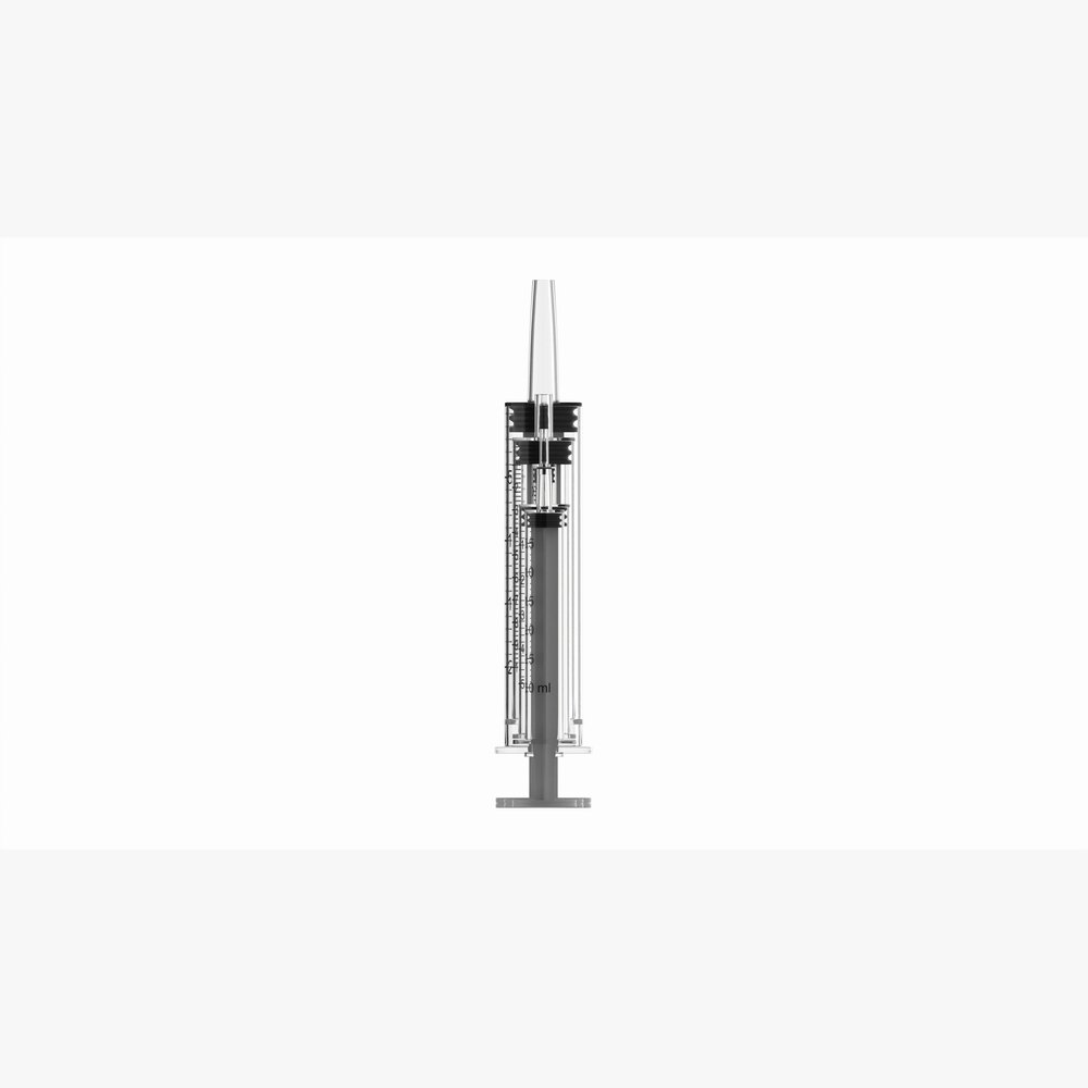 Plastic Syringes 1ml 3ml 5ml 10ml 20ml 3D model - Download Medical ...