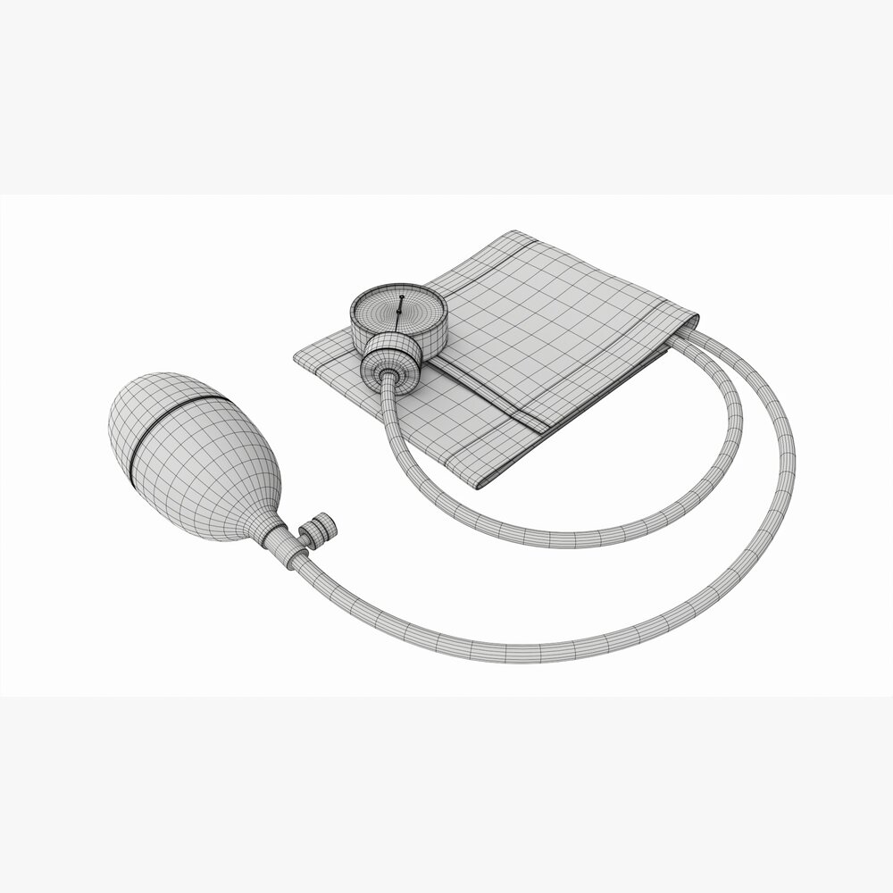 Esfigmomanómetro Aneroide Portátil Con Brazalete de Nylon Modelo 3D ...