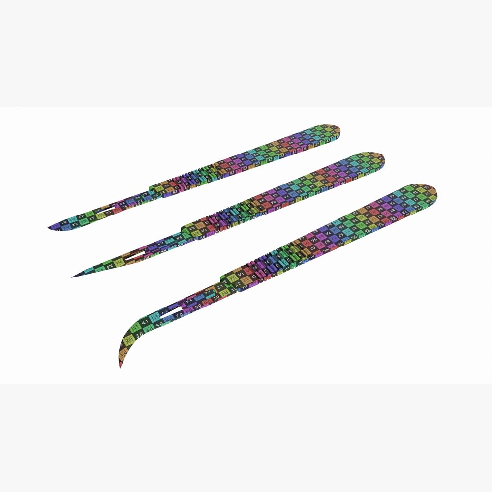 Scalpel Handle And Blade 3D model - Download Medical Equipment on ...