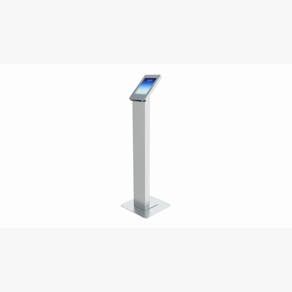 Store Exhibition Customer Freestanding Info Tablet Holder 3D model ...