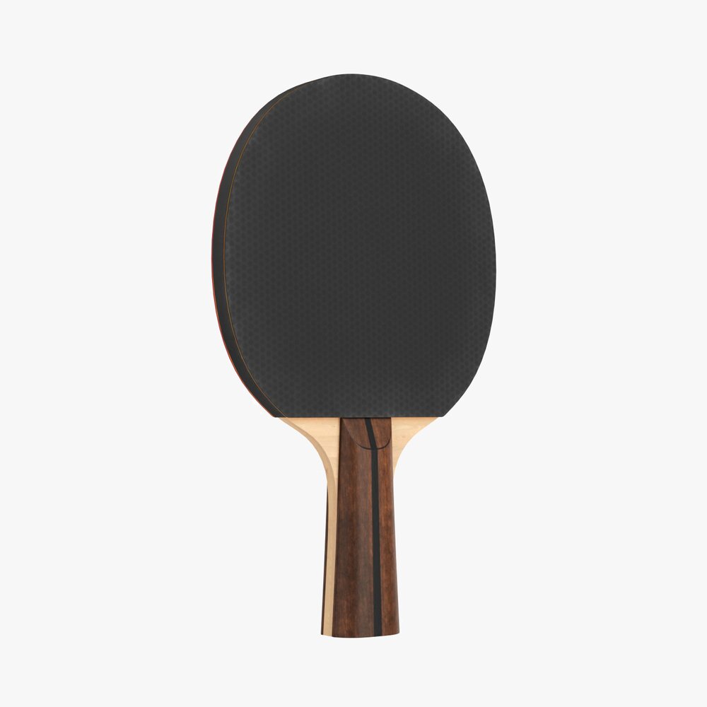 Table Tennis Paddle 3D model - Download Sports Equipment on 3DModels.org