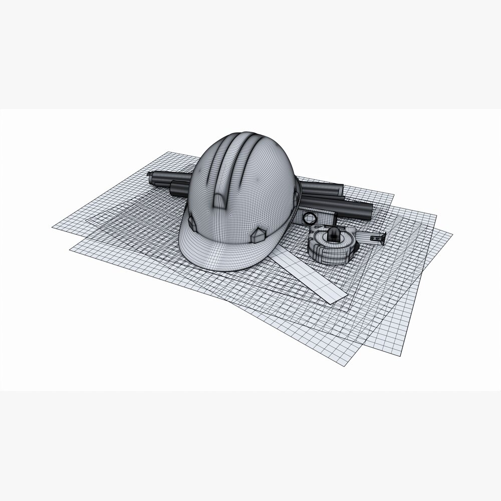 Builder Accessory Composition 3D model - Download Tools on 3DModels.org