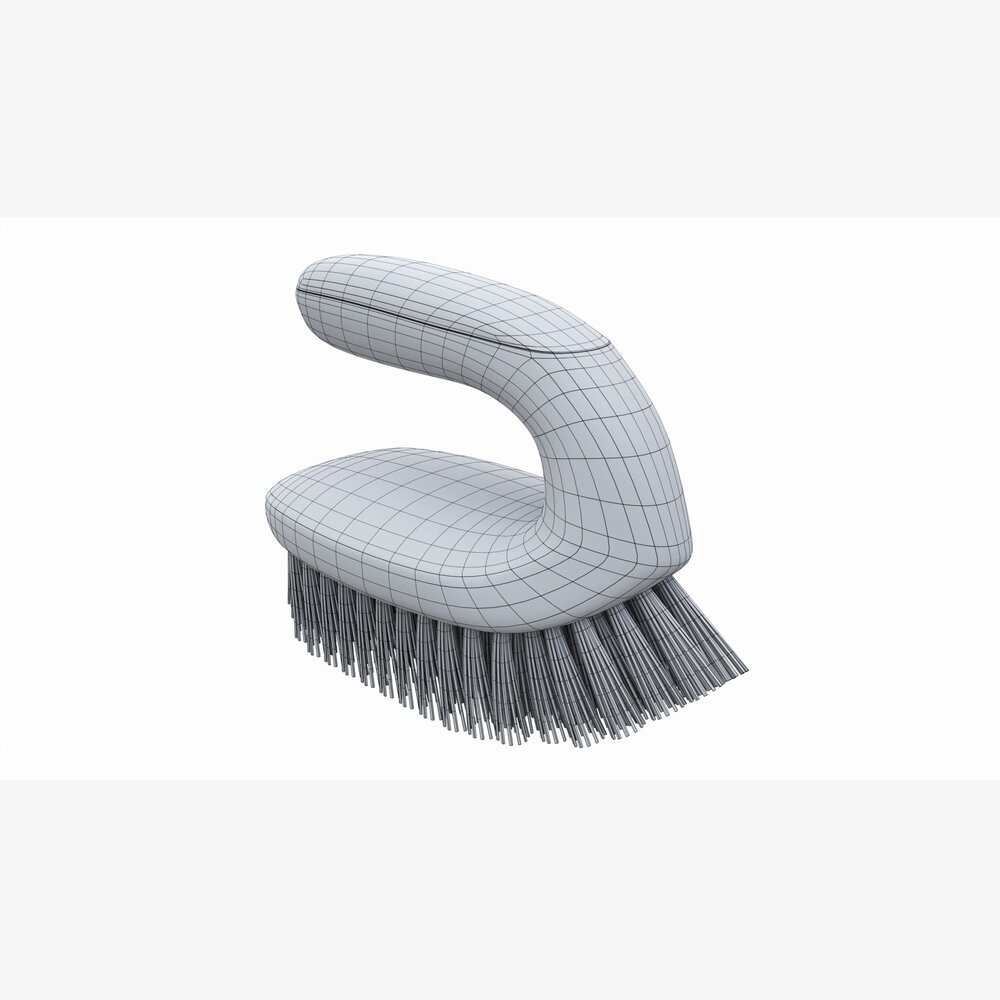 Domestic Cleaning Brush 3D model - Download Tools on 3DModels.org