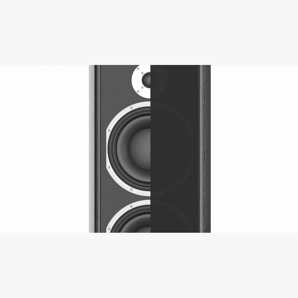 Sistema de Altavoces 6.1 de Pie con Rango Completo Modelo 3D ...