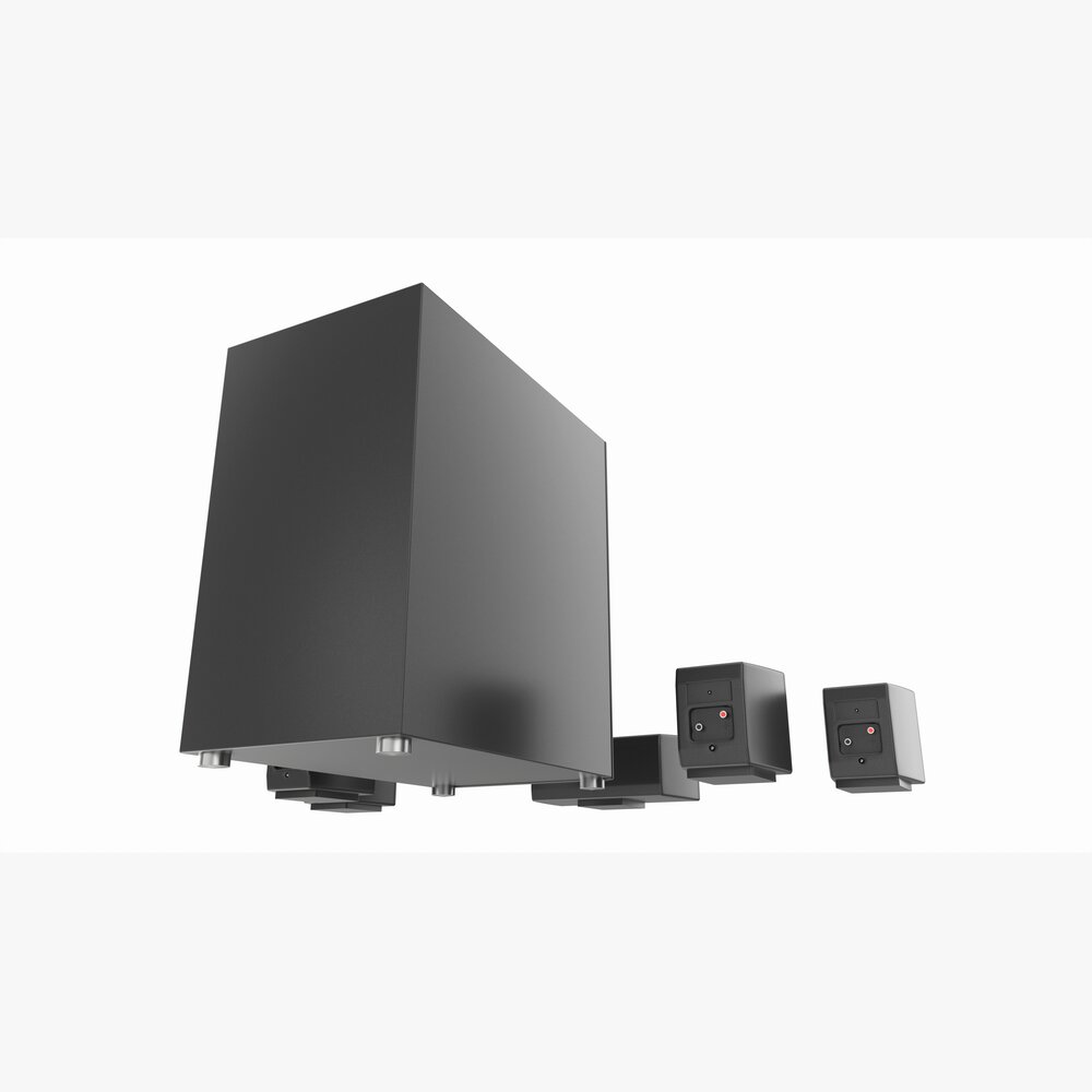 Sistema de Audio 6.1 para Hogar Modelo 3D - Descargar Dispositivos de ...