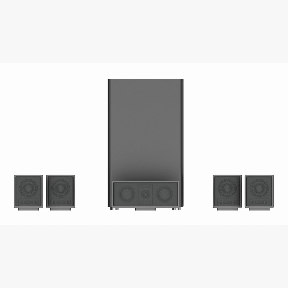 Sistema de Audio 6.1 para Hogar Modelo 3D - Descargar Dispositivos de ...