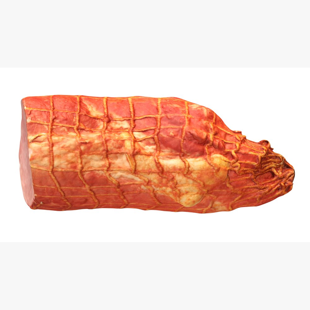 Boiled Ham Piece 3D model - Download Meat And Poultry on 3DModels.org
