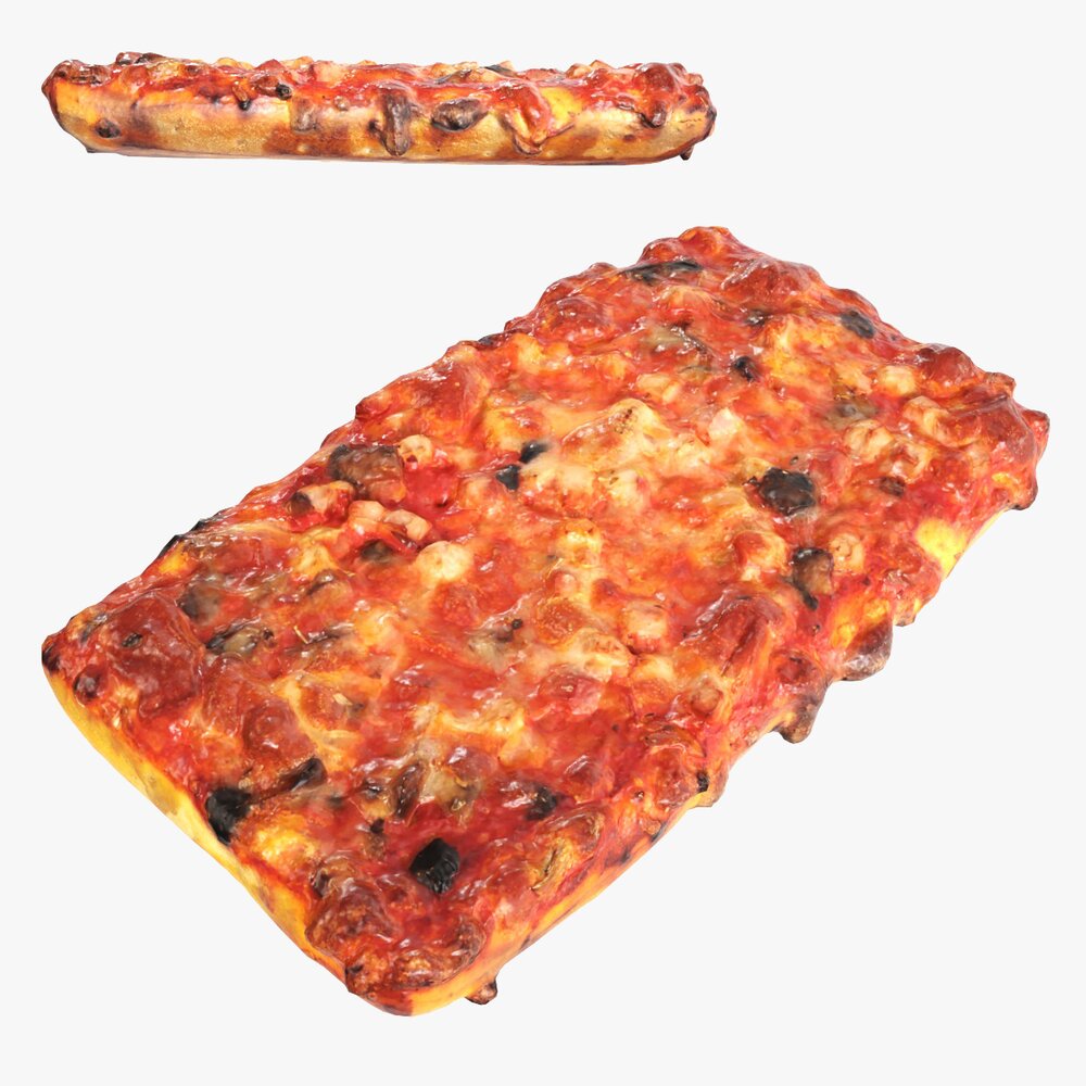 Mini Pan Pizza Modelo 3D - Descargar Comida rápida on 3DModels.org