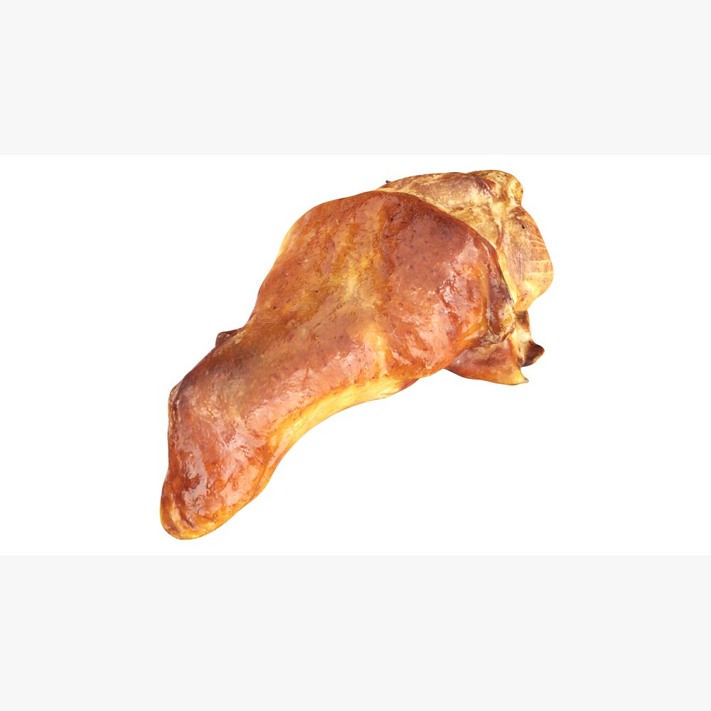 Small Grilled Chicken Leg Drumstick 3D model - Download Meat And ...