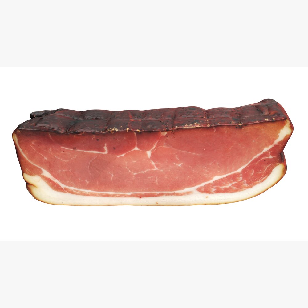 Smoked Ham Piece 3D model - Download Meat And Poultry on 3DModels.org