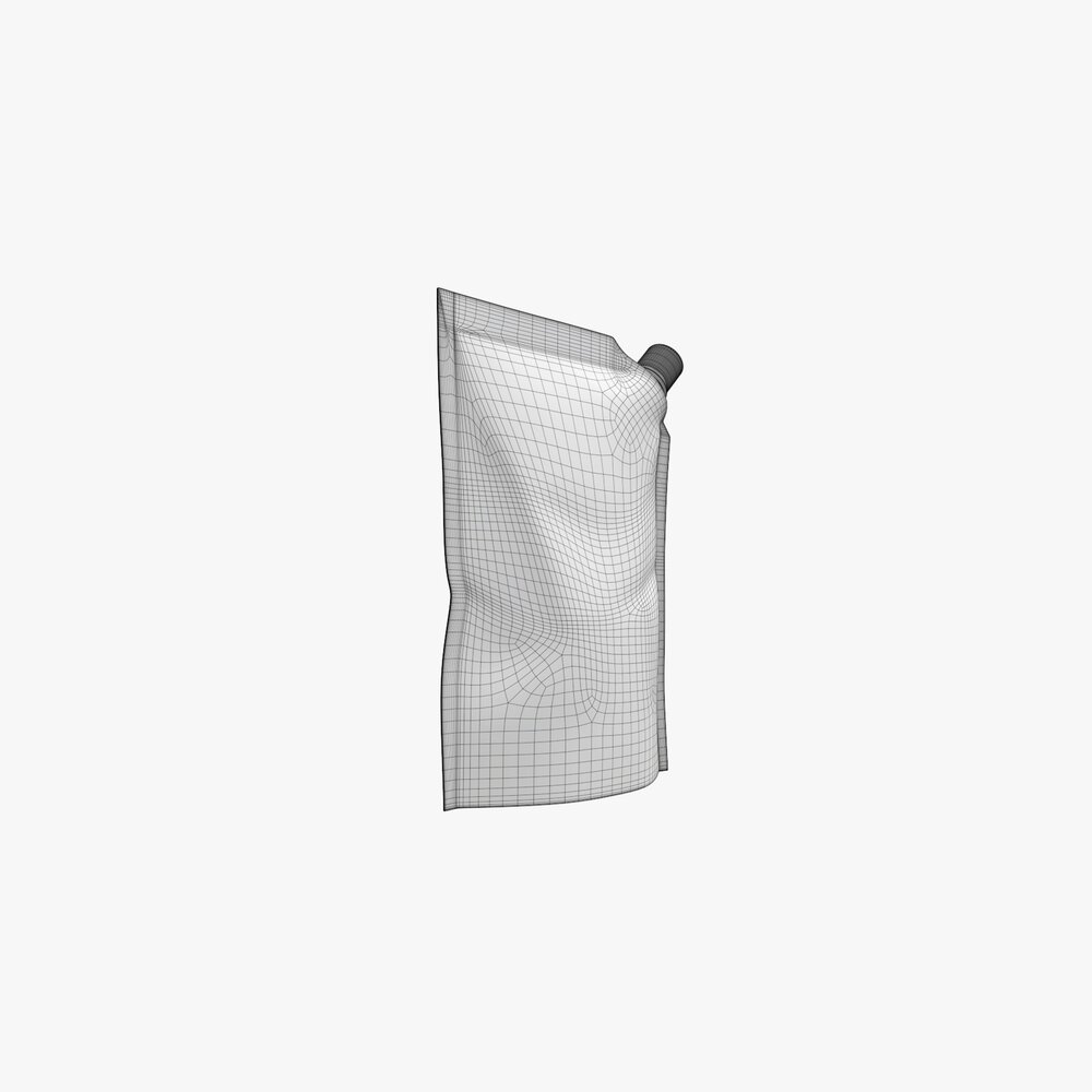 Bolsa Tipo Pouch Con Boquilla en Esquina Maqueta Modelo 3D - Descargar ...