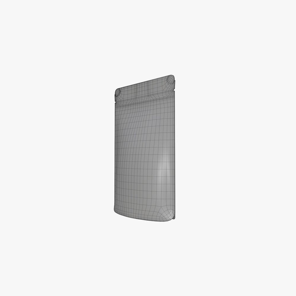 Craft Paper Pouch Bag 02 3D model - Download Mockup on 3DModels.org